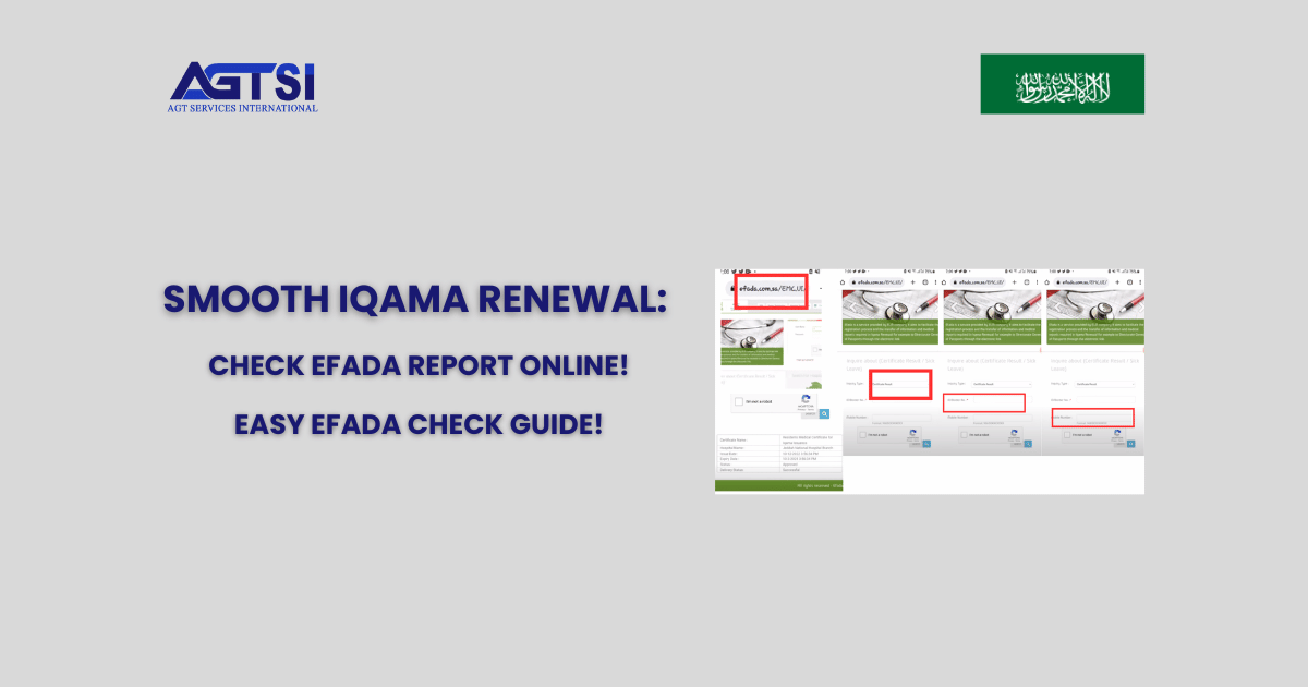 Easy Check Efada Medical Report KSA | GAMCA KSA 2023